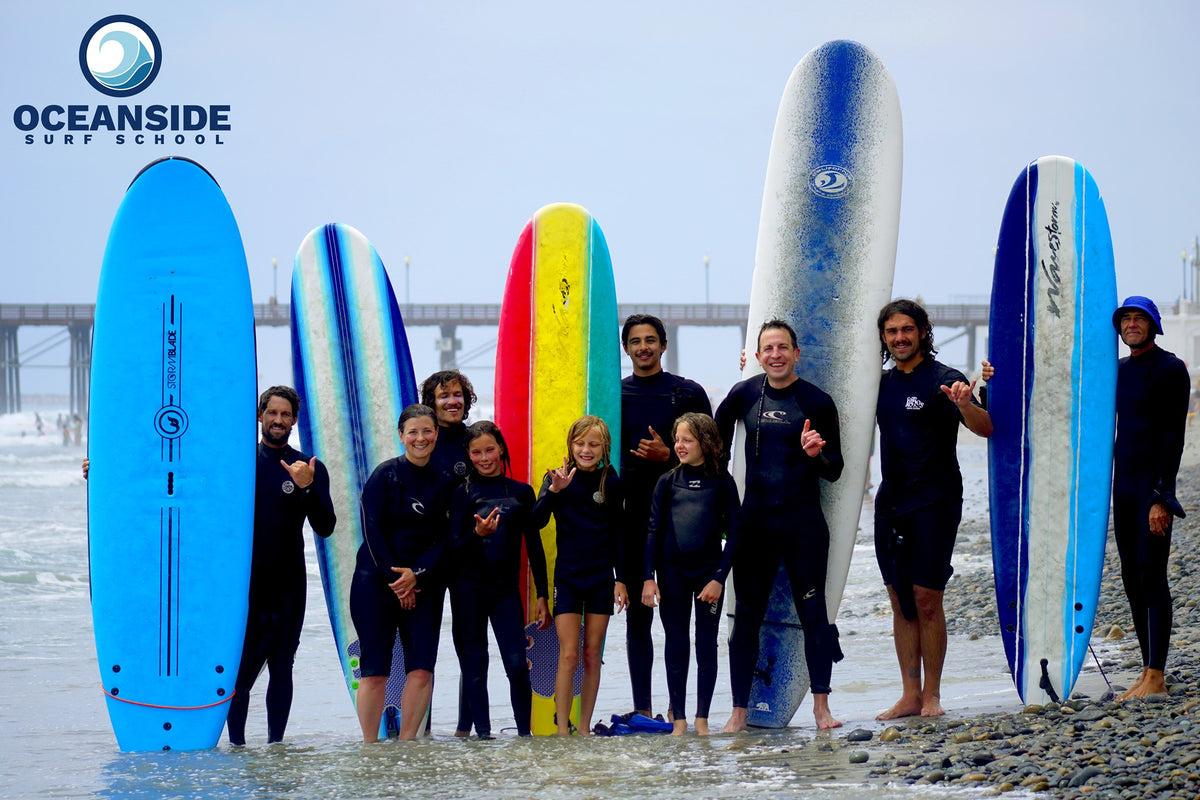 3 person Surf Lesson – Oceanside Surf School